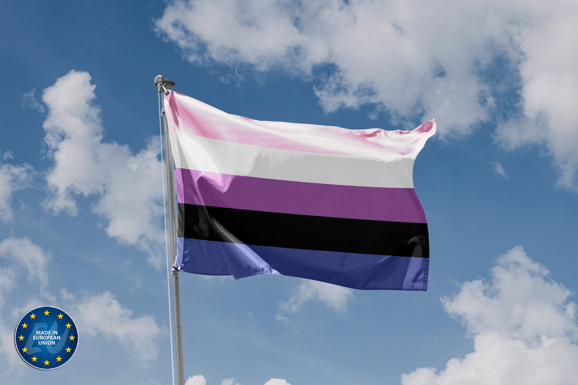 Genderfluid Pride Flag | Unique Design Print | High Quality Materials ...