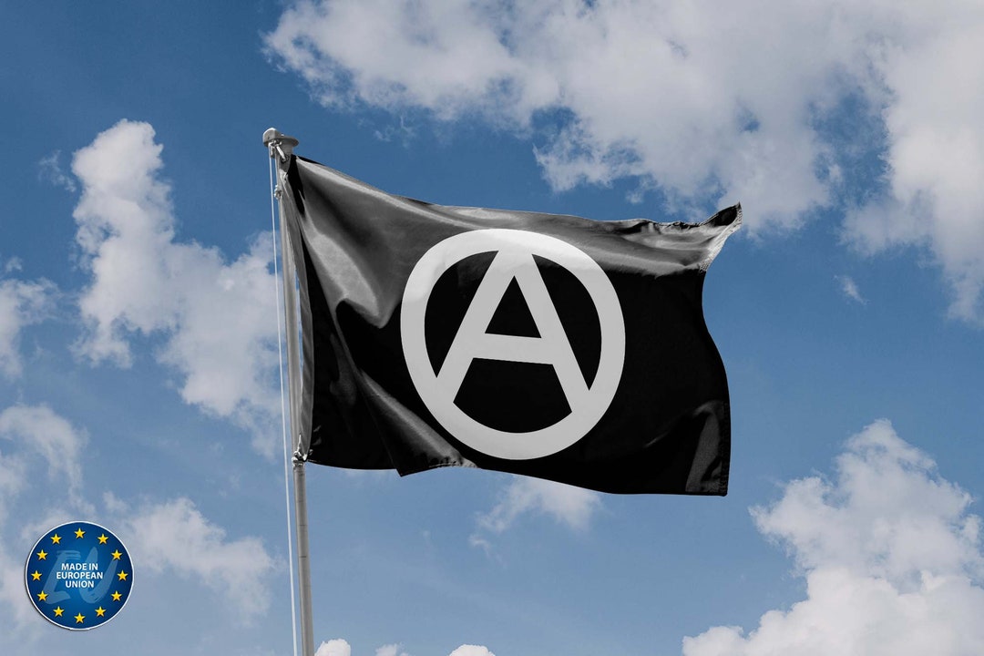 Anarchist Flag II | Unique Design Print | High Quality Materials | 5 ...