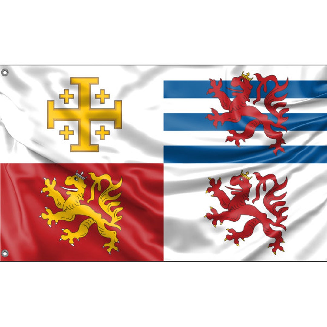 Royal Banner of Kingdom of Cyprus, Unique Print, 3x5 Ft / 90x150 Cm ...