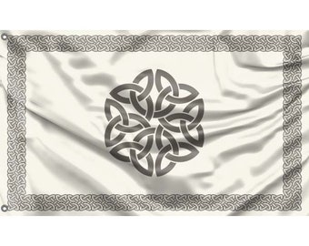 Vikings Valhalla Flag With Symbols Unique Design Print High Quality ...