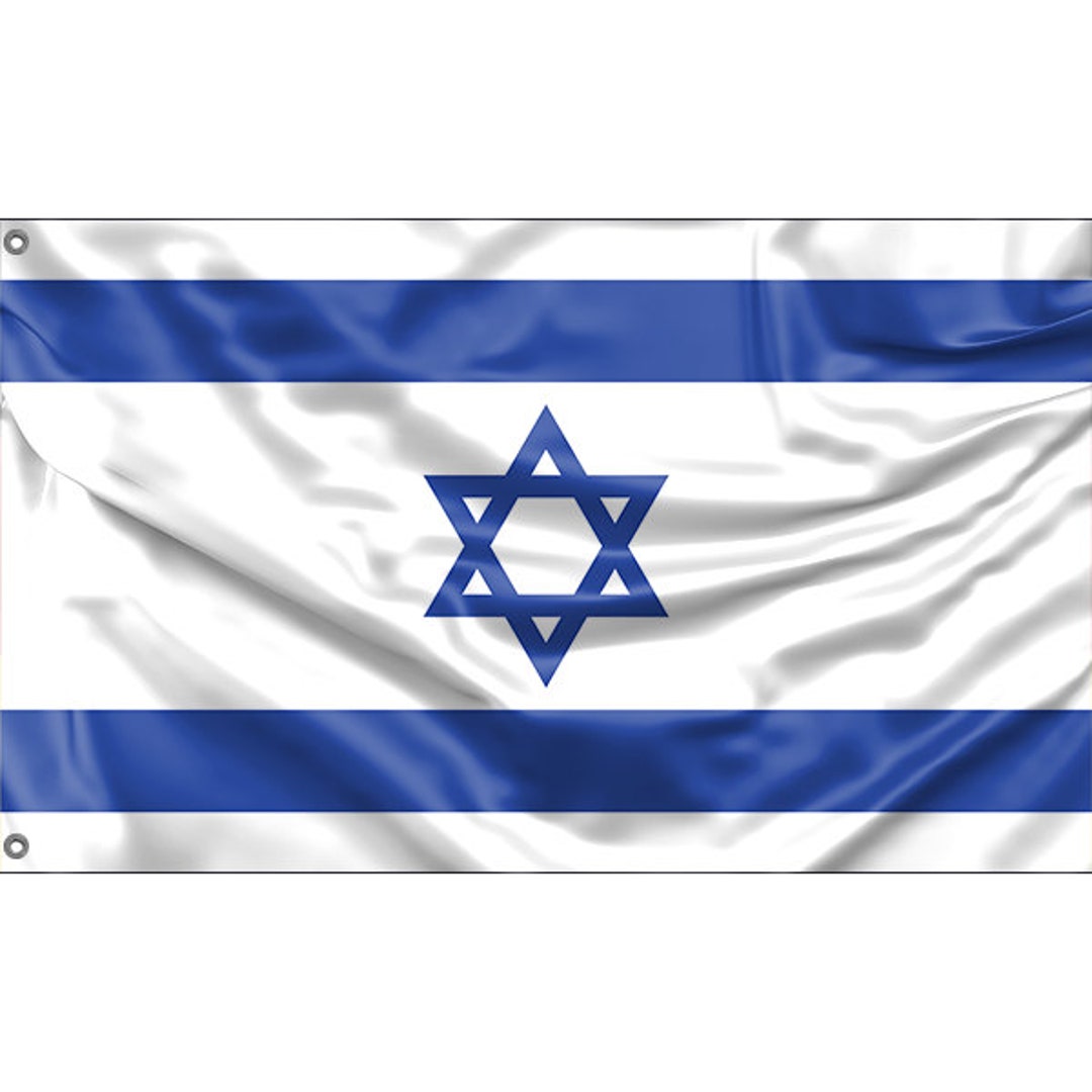 Flag of Israel Unique Design Print High Quality Materials 5 Sizes Made ...