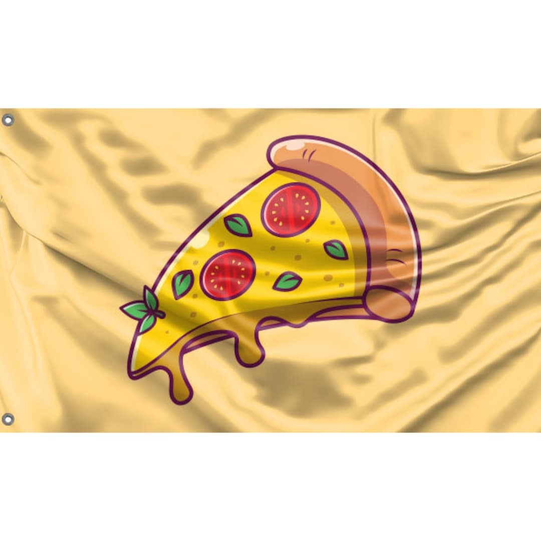 Pizza Flag Unique Design Print Hiqh Quality Materials Size 3x5 Ft ...