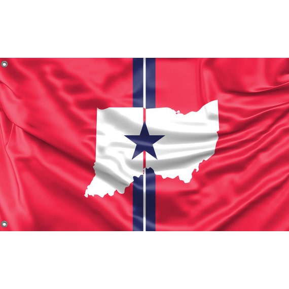 Flag of Union City Indiana Unique Print 3x5 Ft / 90x150 Cm - Etsy