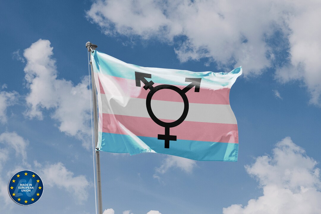 Transgender Flag | Unique Design Print | High Quality Materials | Size ...