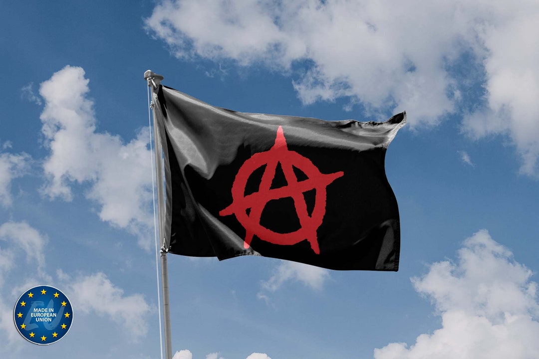 Anarchist Flag | Unique Design Print | High Quality Materials | 5 Sizes ...