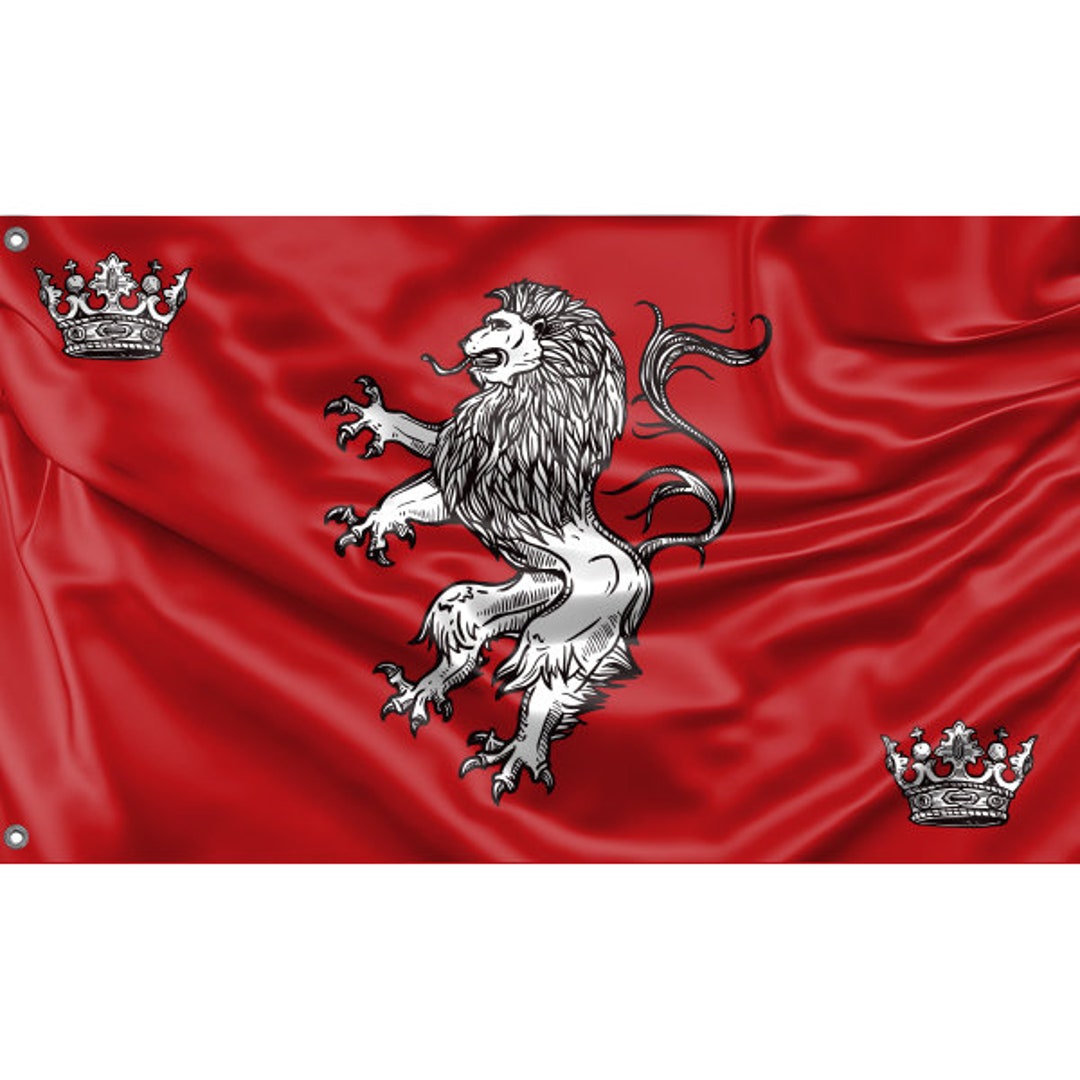 Heraldic Lion Flag Unique Design Print Hiqh Quality Materials Size 3x5 ...
