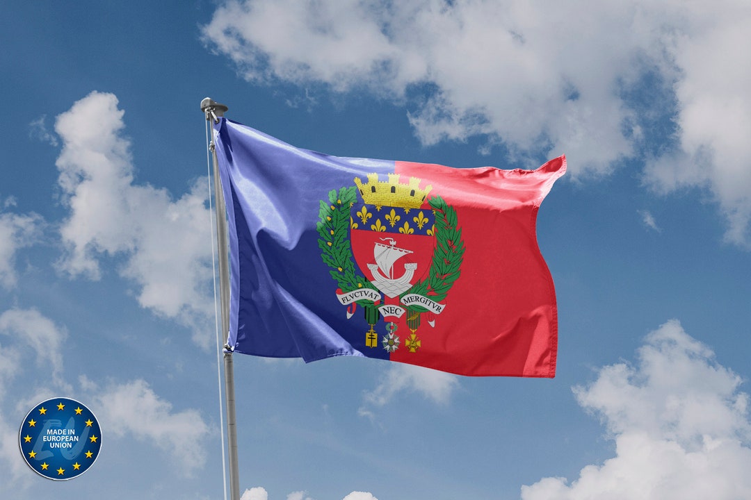 Paris City Flag | Unique Design Print | High Quality Materials | 5 ...