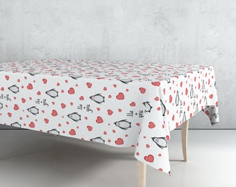 Penguin Tablecloth - Etsy