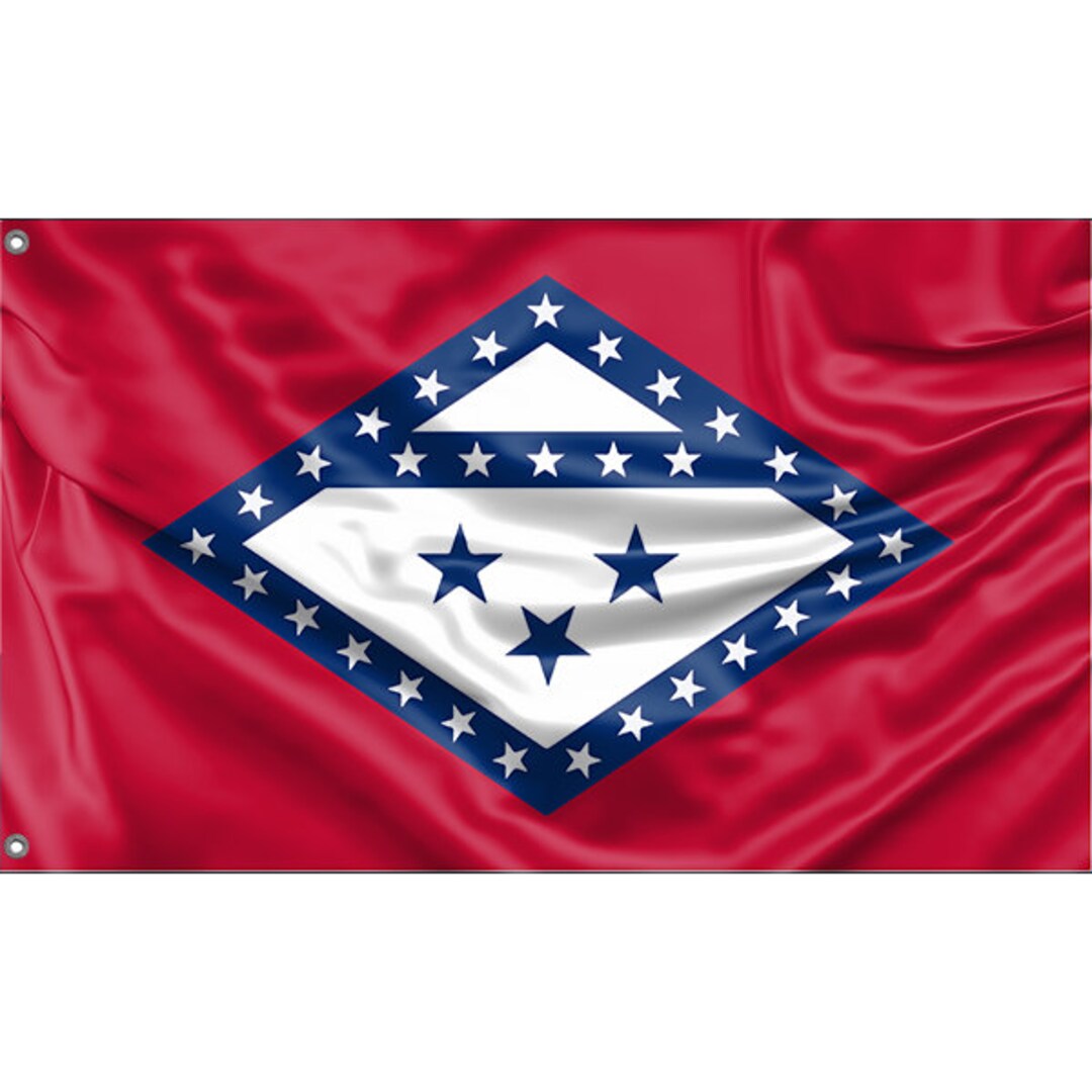 Redesigned Arkansas State Flag Unique Design Print High Quality ...