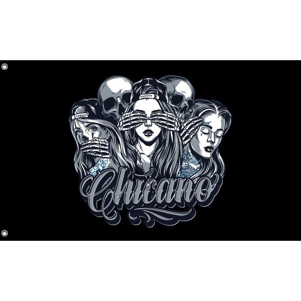 Chicano Flag Unique Design Print Hiqh Quality Materials - Etsy UK