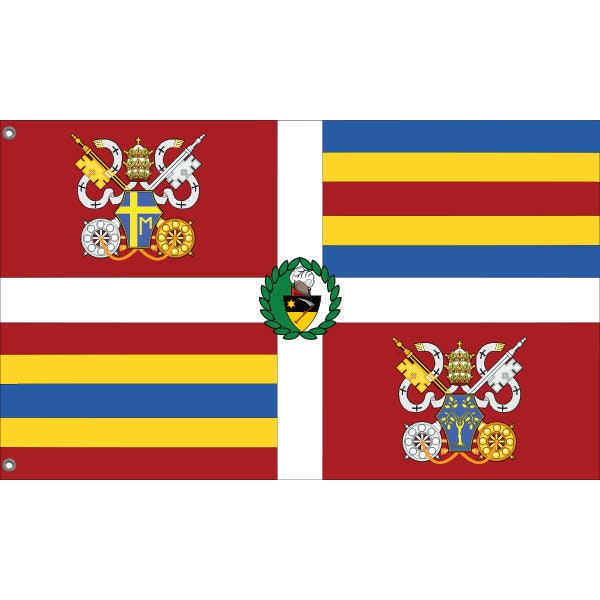 Bandera Guardia Vatica JP II Swiss Guard Flag Unique Design - Etsy