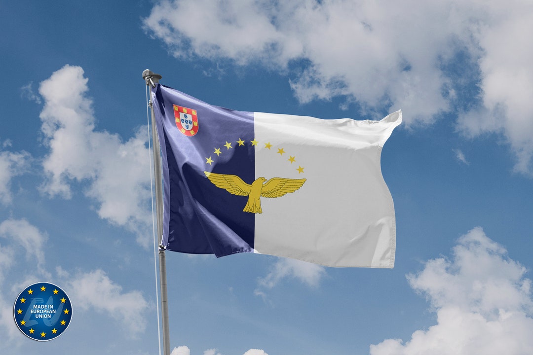 Flag of the Azores | Unique Design Print | High Quality Materials | 5 ...
