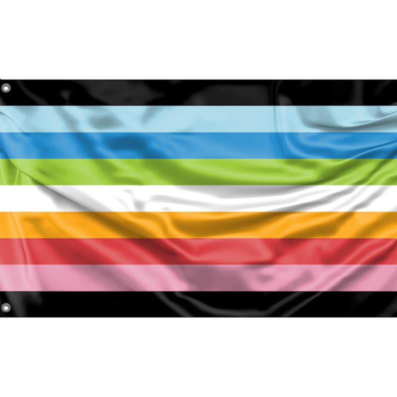 Queer Pride Flag Unique Print, 3x5 Ft / 90x150 Cm Size, EU Made - Etsy