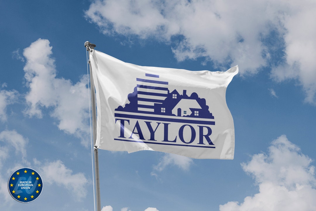 Taylor Flag, Michigan USA | Unique Design Print | Hiqh Quality ...