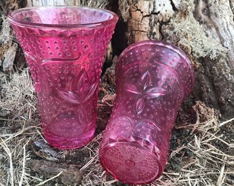 Rose colored glass | Etsy