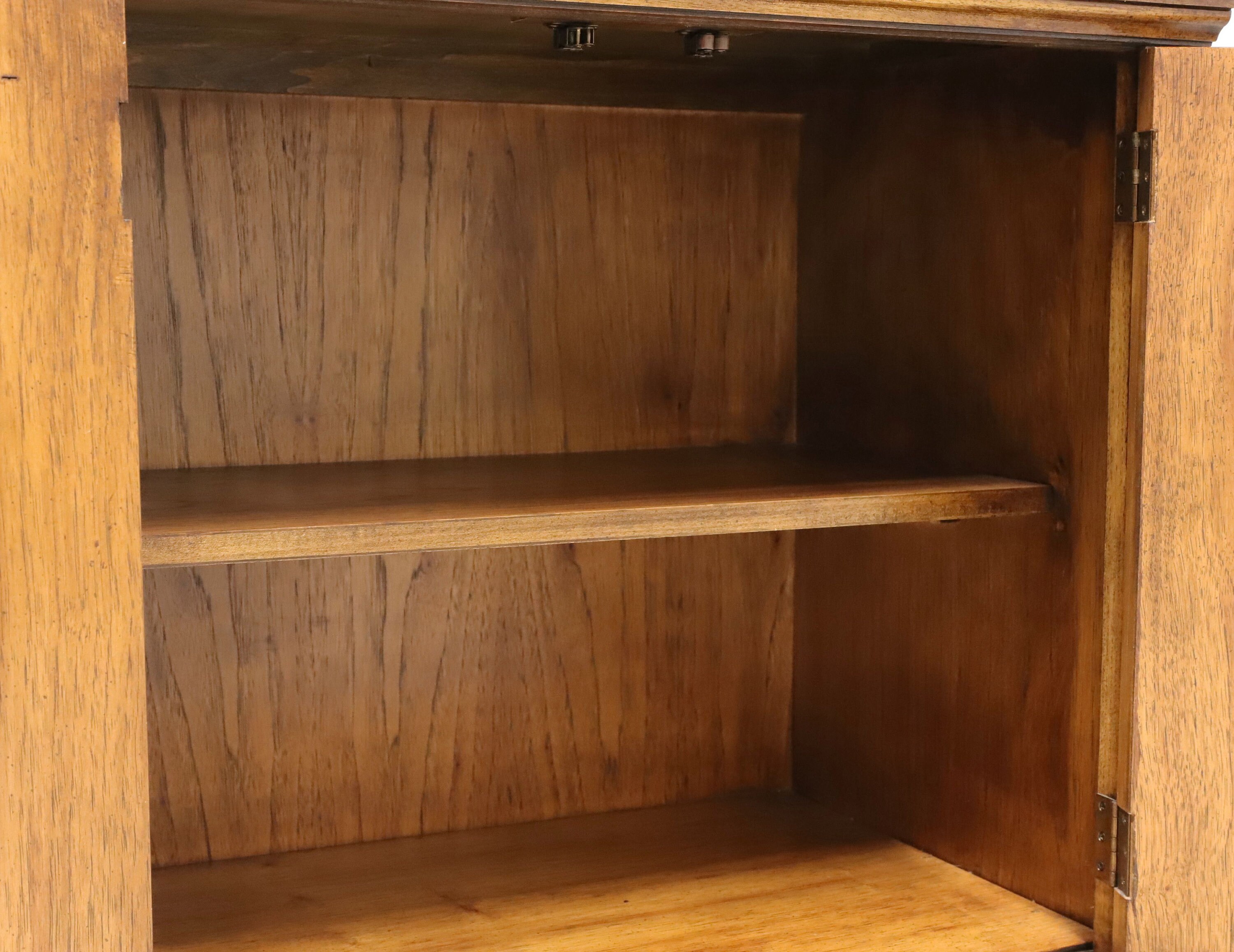 Late 20th Century Burl Pecan Mediterranean Style Curio China - Etsy