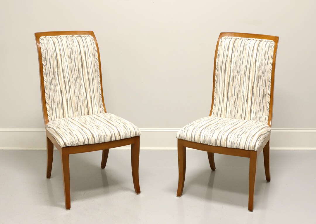 MASTERCRAFT by Baker Contemporary Dining Side Chairs Pair B - Etsy