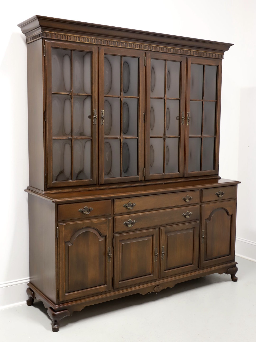 ETHAN ALLEN American Traditional Cherry China Cabinet - Etsy