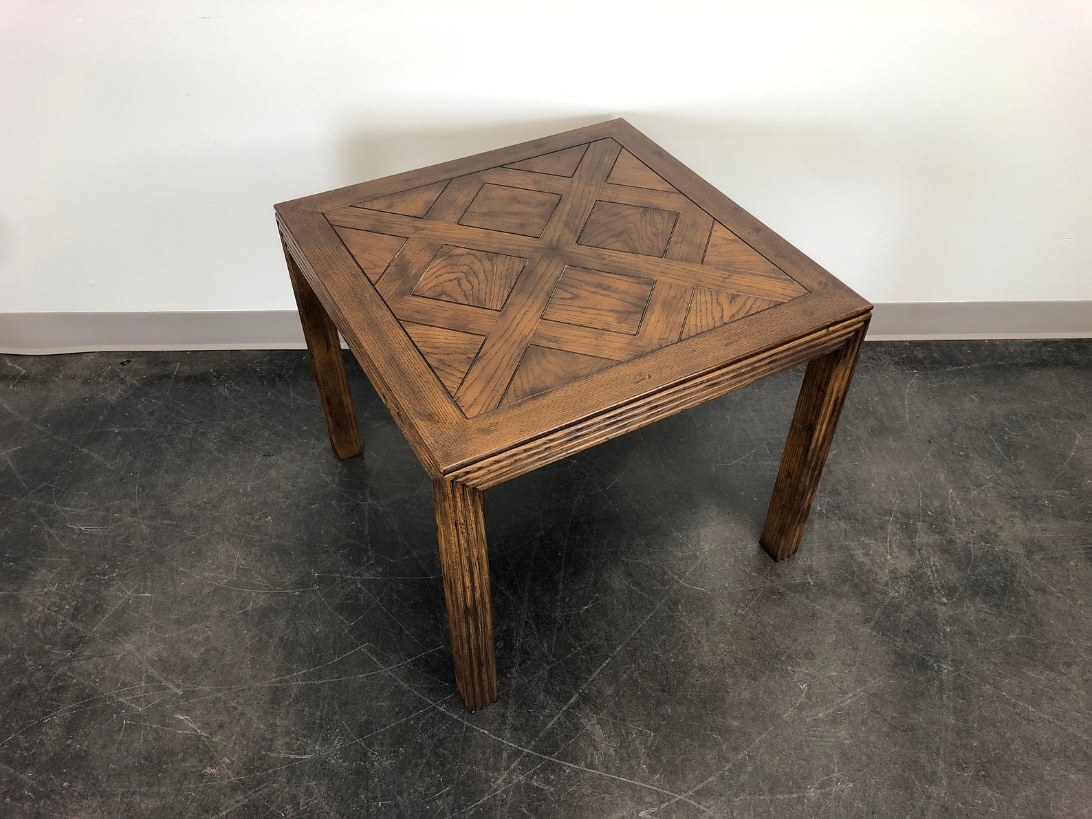 Henredon Artefacts Campaign Style Square Accent Table - Etsy