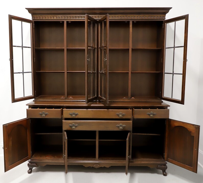 ETHAN ALLEN American Traditional Cherry China Cabinet - Etsy