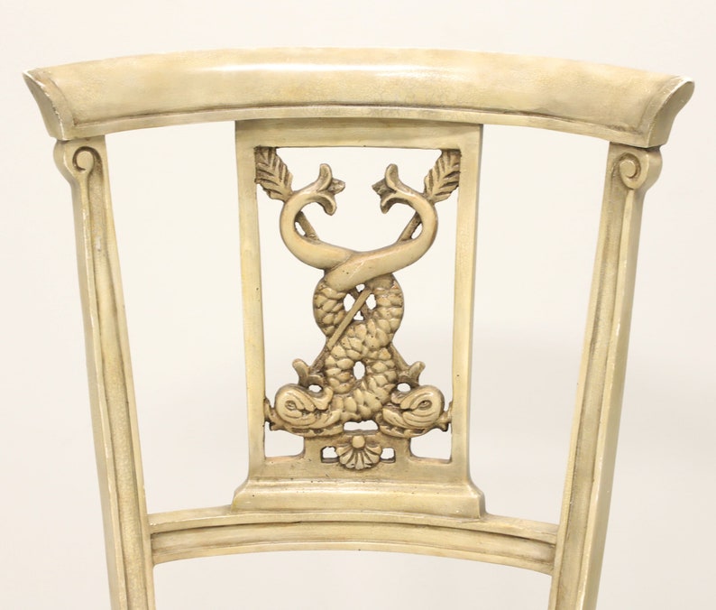 20th Century Italian Impero Style Serpent Side Chairs Pair - Etsy
