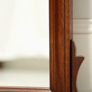DIXIE Mahogany Chippendale Style Wall Mirror - Etsy