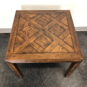 Henredon Artefacts Campaign Style Square Accent Table - Etsy