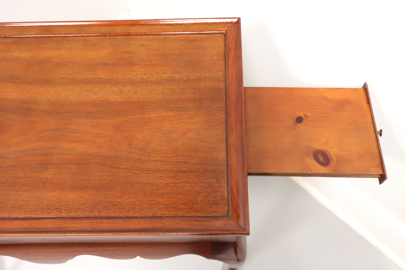 HICKORY FURNITURE Solid Mahogany Queen Anne Tea Table - Etsy