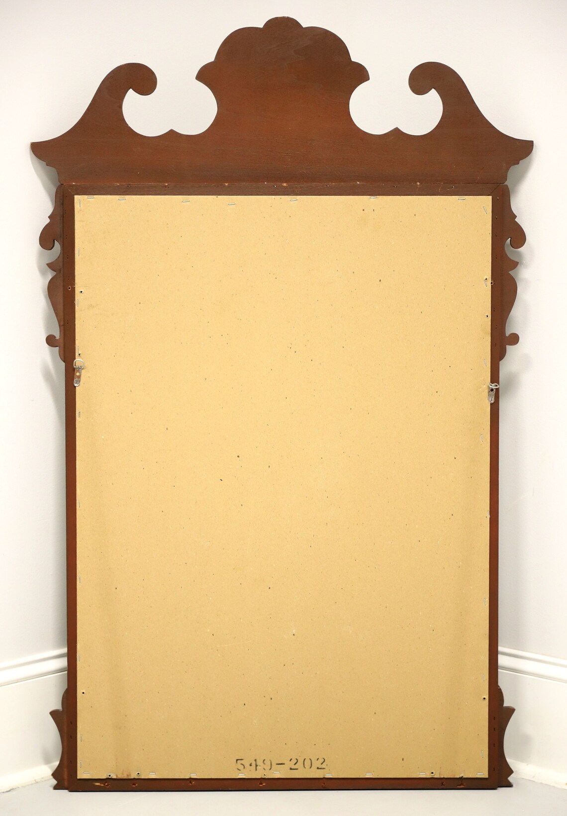 DIXIE Mahogany Chippendale Style Wall Mirror - Etsy
