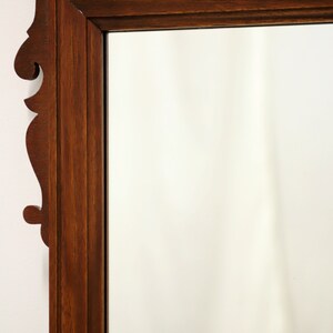 DIXIE Mahogany Chippendale Style Wall Mirror - Etsy