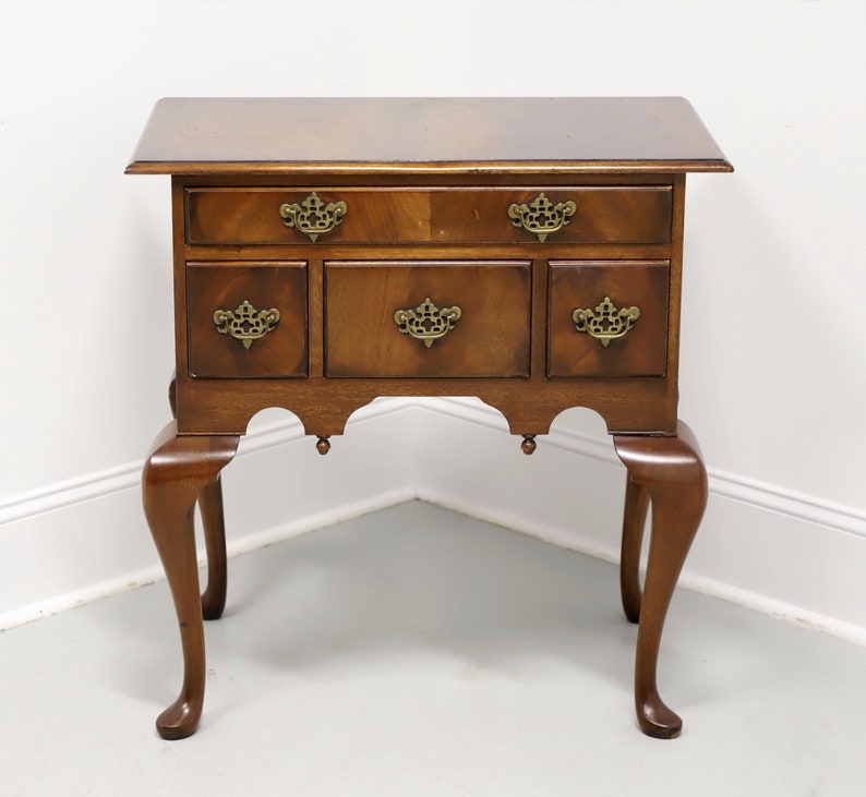 BEVAN FUNNELL Reprodux Flame Mahogany Queen Anne Entry Console Table - Etsy