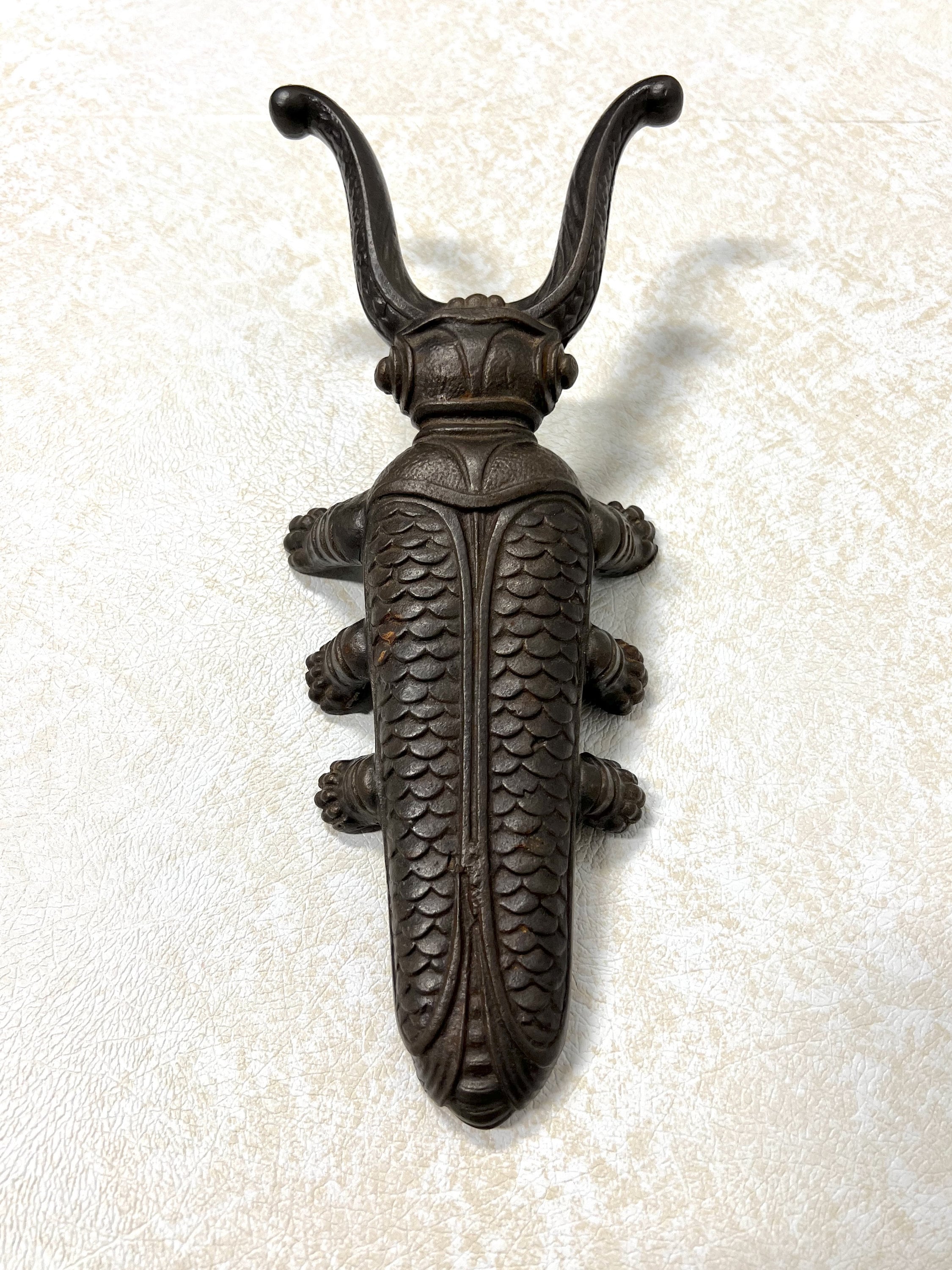 DANIEL BREVETE Paris Antique Cast Iron Beetle Boot Jack - Etsy