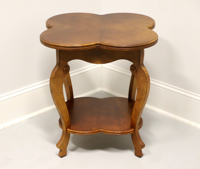 LANE Altavista Maple Art Nouveau Clover Shaped Accent Table - Etsy