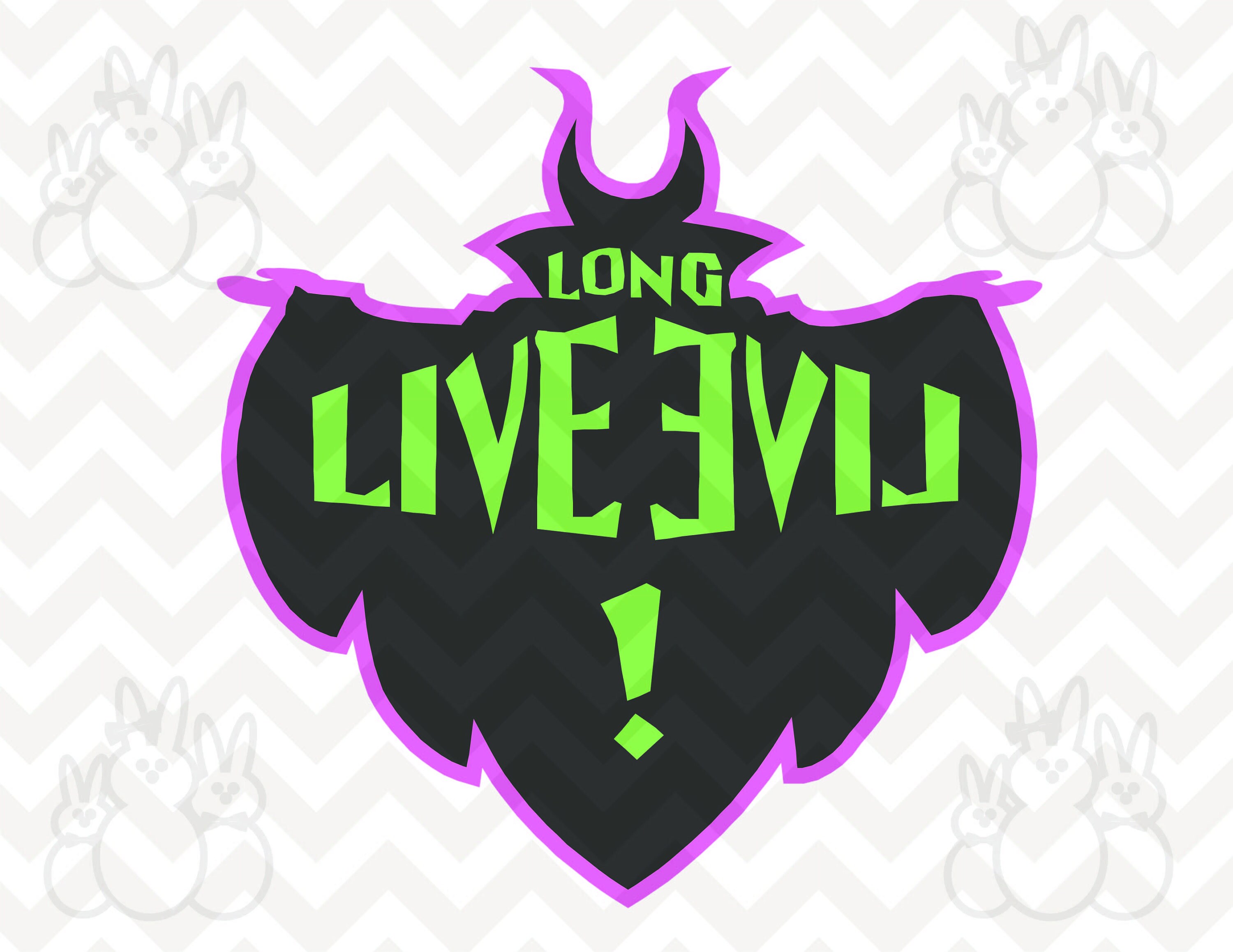 SVG Mal's Long Live Evil Descendants Files included SVG | Etsy