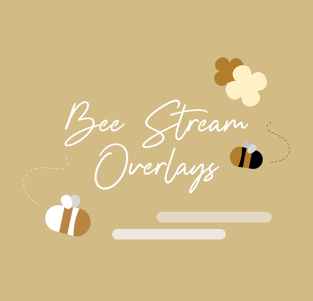 Bee Stream Overlay - Etsy