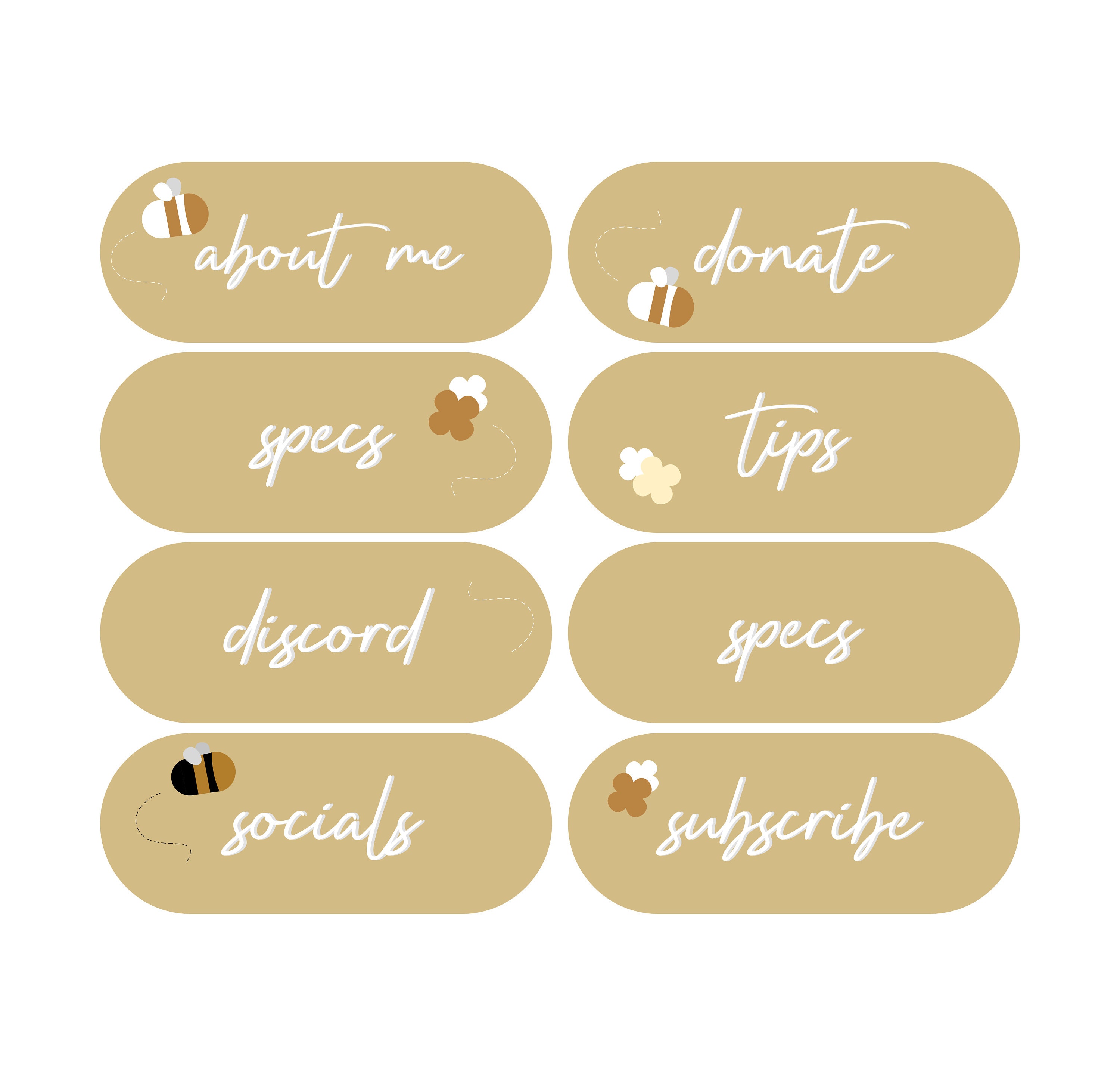 Bee Stream Overlay - Etsy