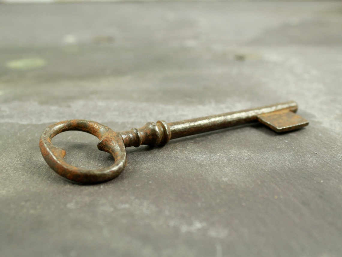 Antique French Key Victorian Steampunk 19th Century Rusty - Etsy