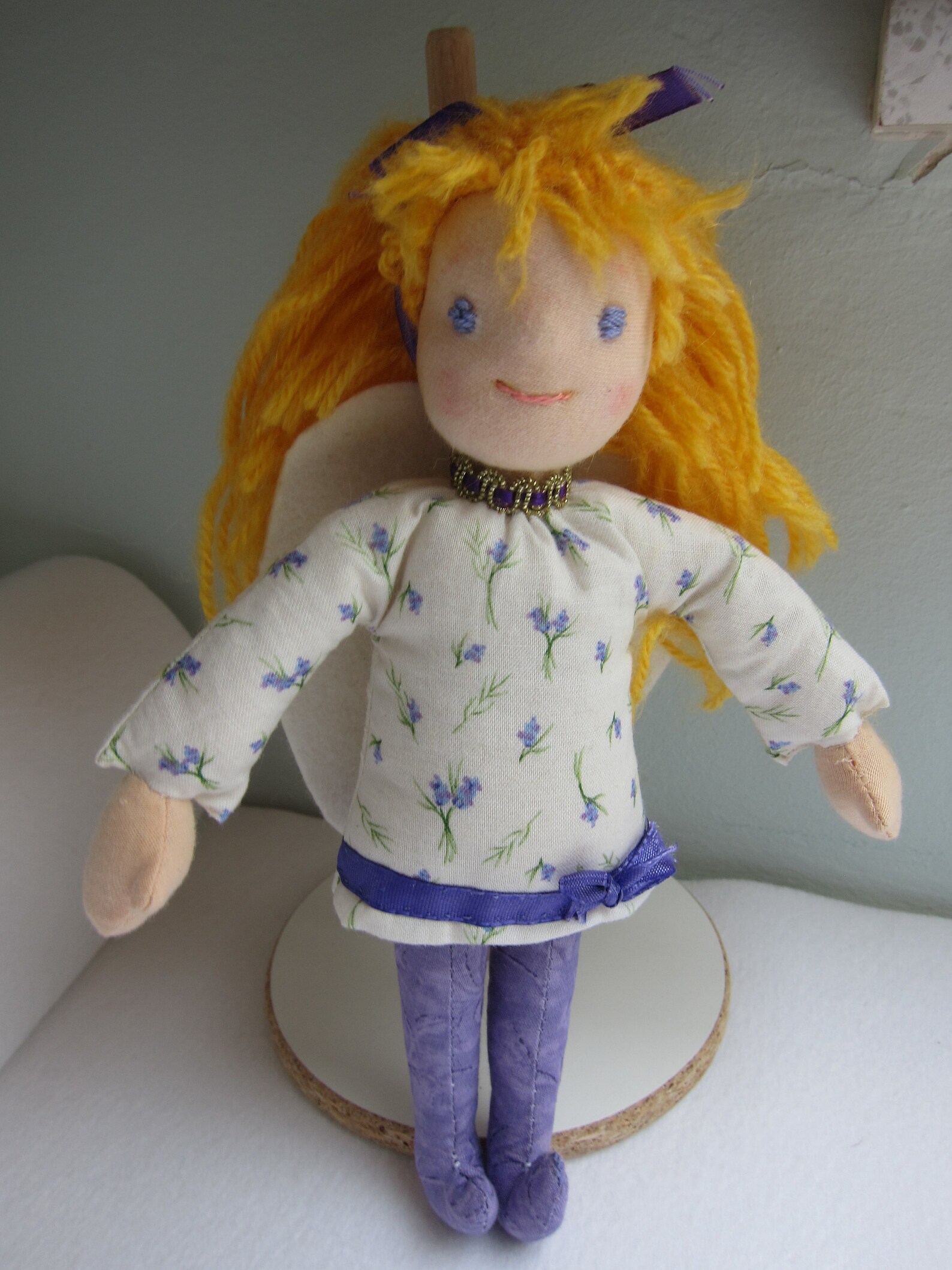 Guardian Angel Doll, Amy Angel Doll, White Wings, Blue Star Dust ...