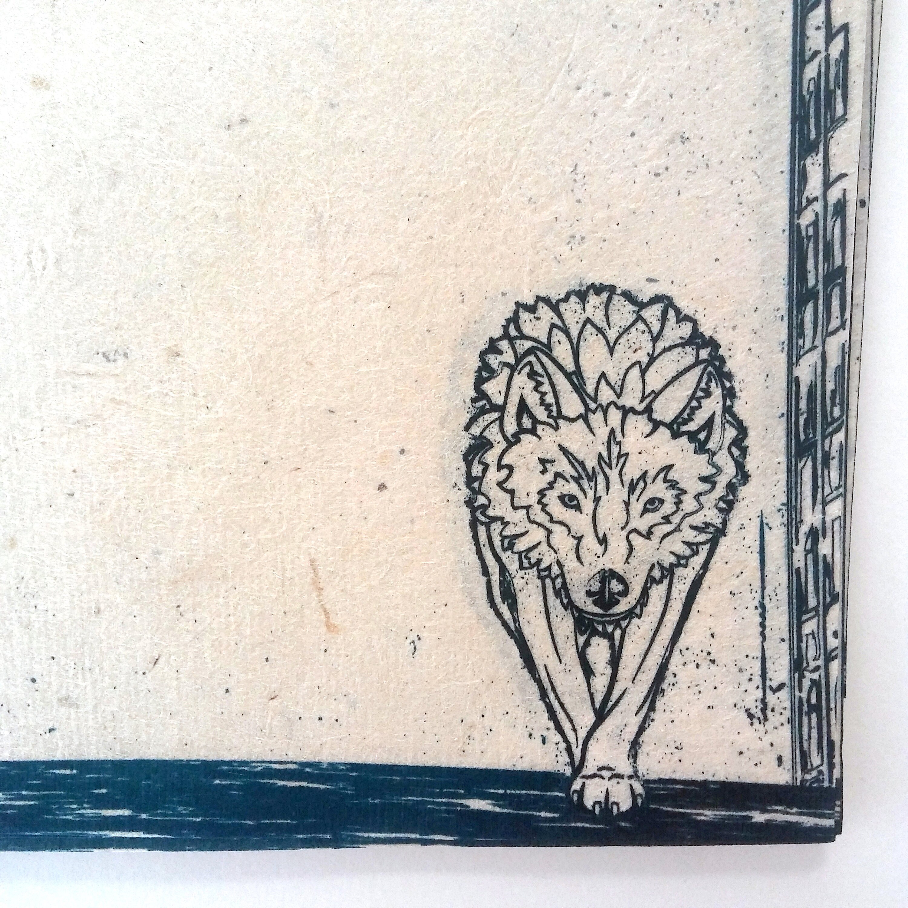 Howl at the Moon Stationery Letter Writing Set City Wolf | Etsy