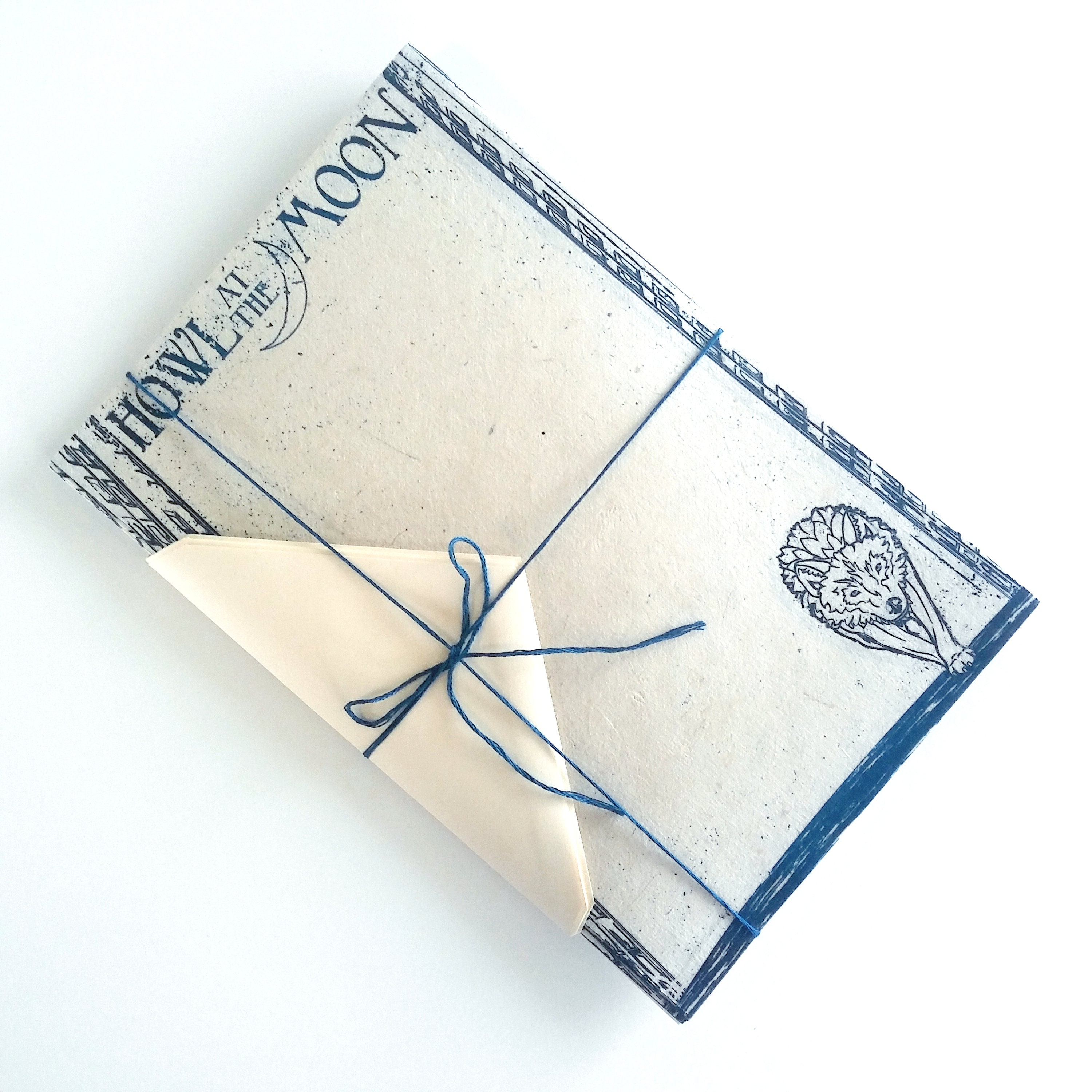 Howl at the Moon Stationery Letter Writing Set City Wolf | Etsy