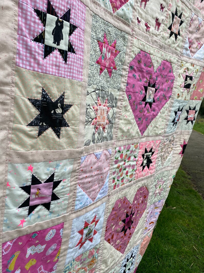 Star of My Heart Quilt Pattern PDF - Etsy