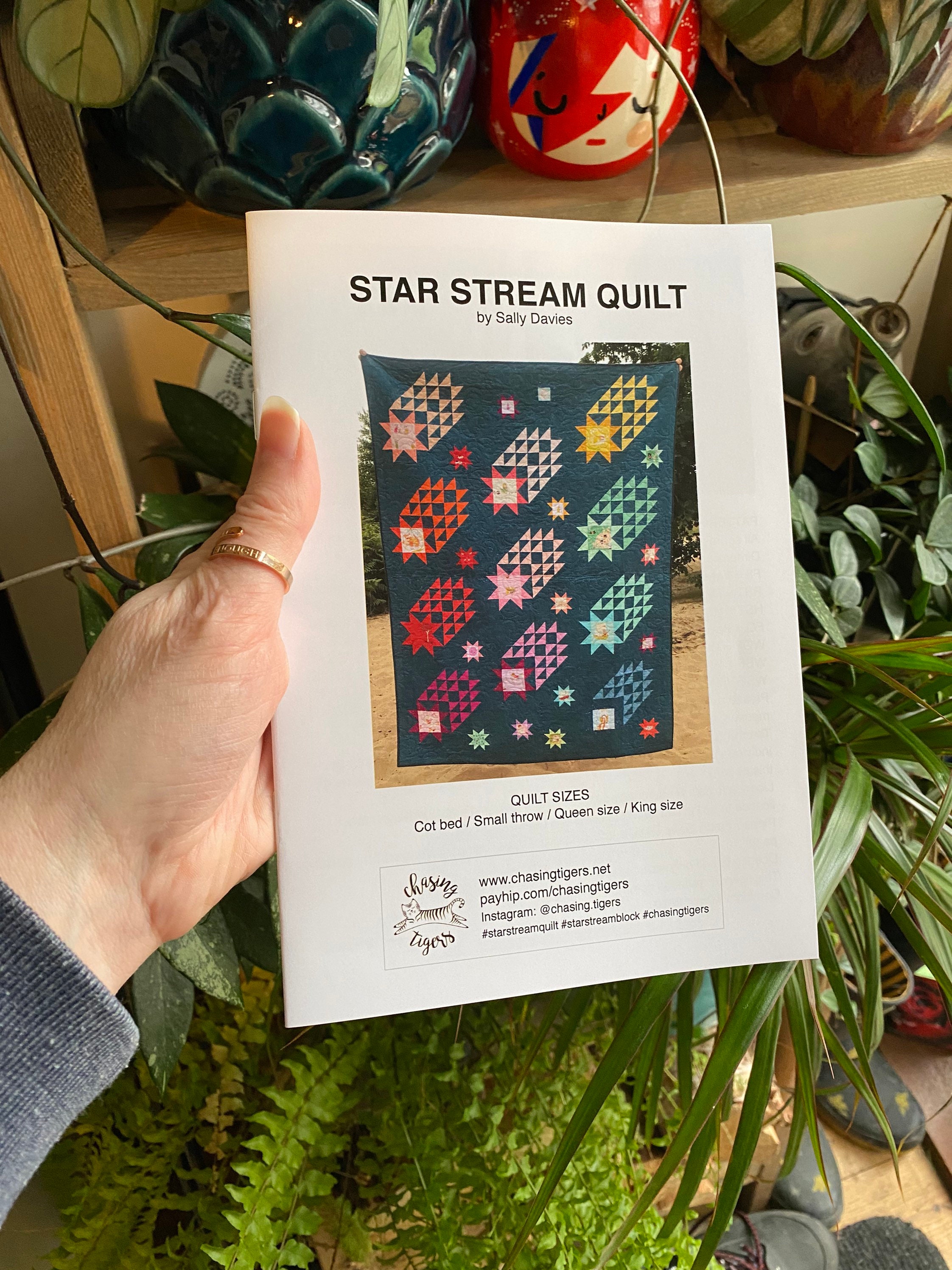 Star Stream Quilt Pattern Paper Version - Etsy UK