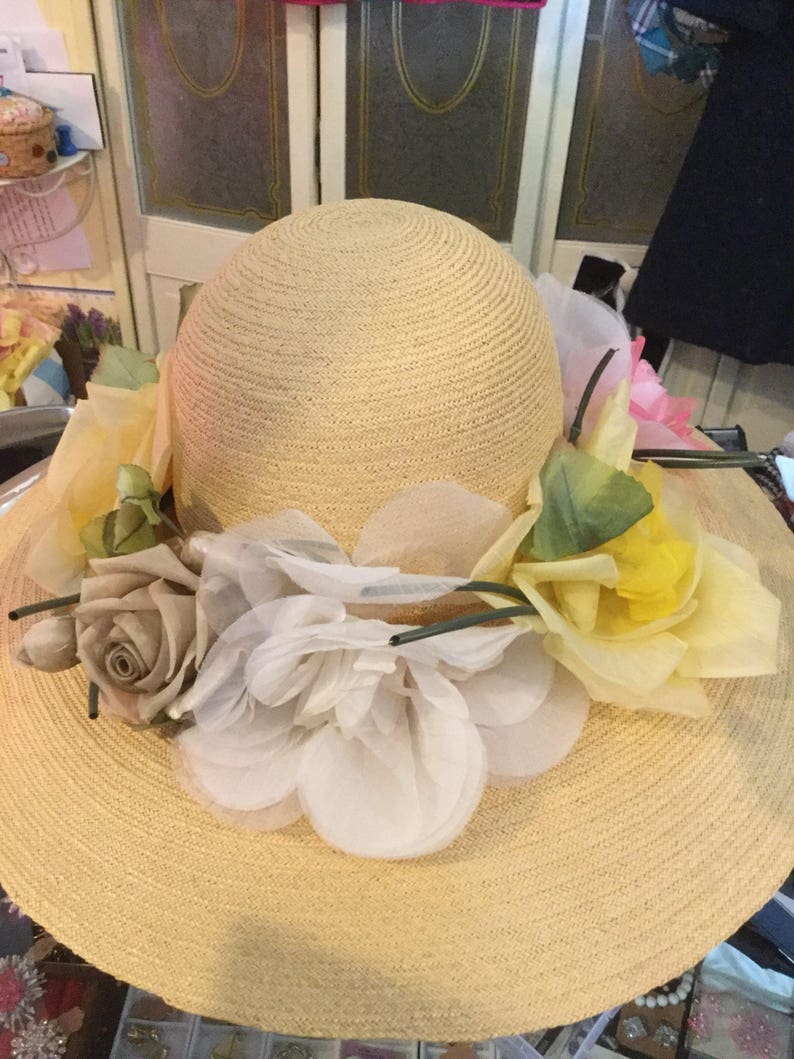 Floral Sun Hat - Etsy