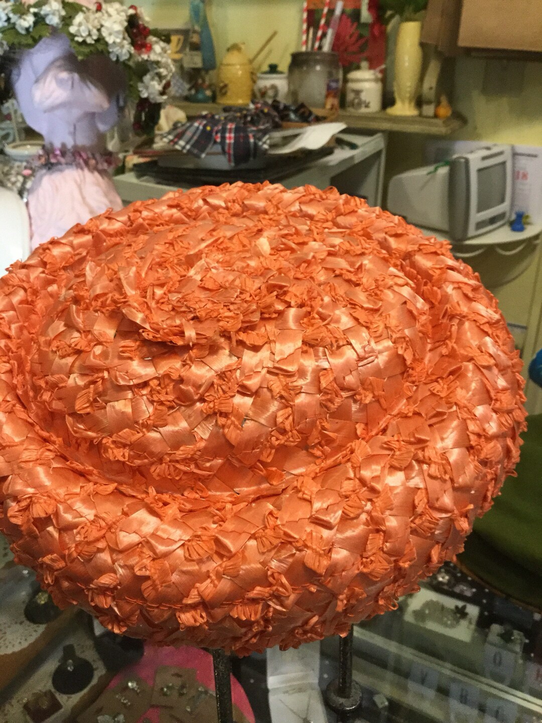 Coral Vintage Hat - Etsy