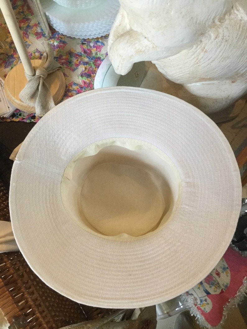 White Linen Hat - Etsy