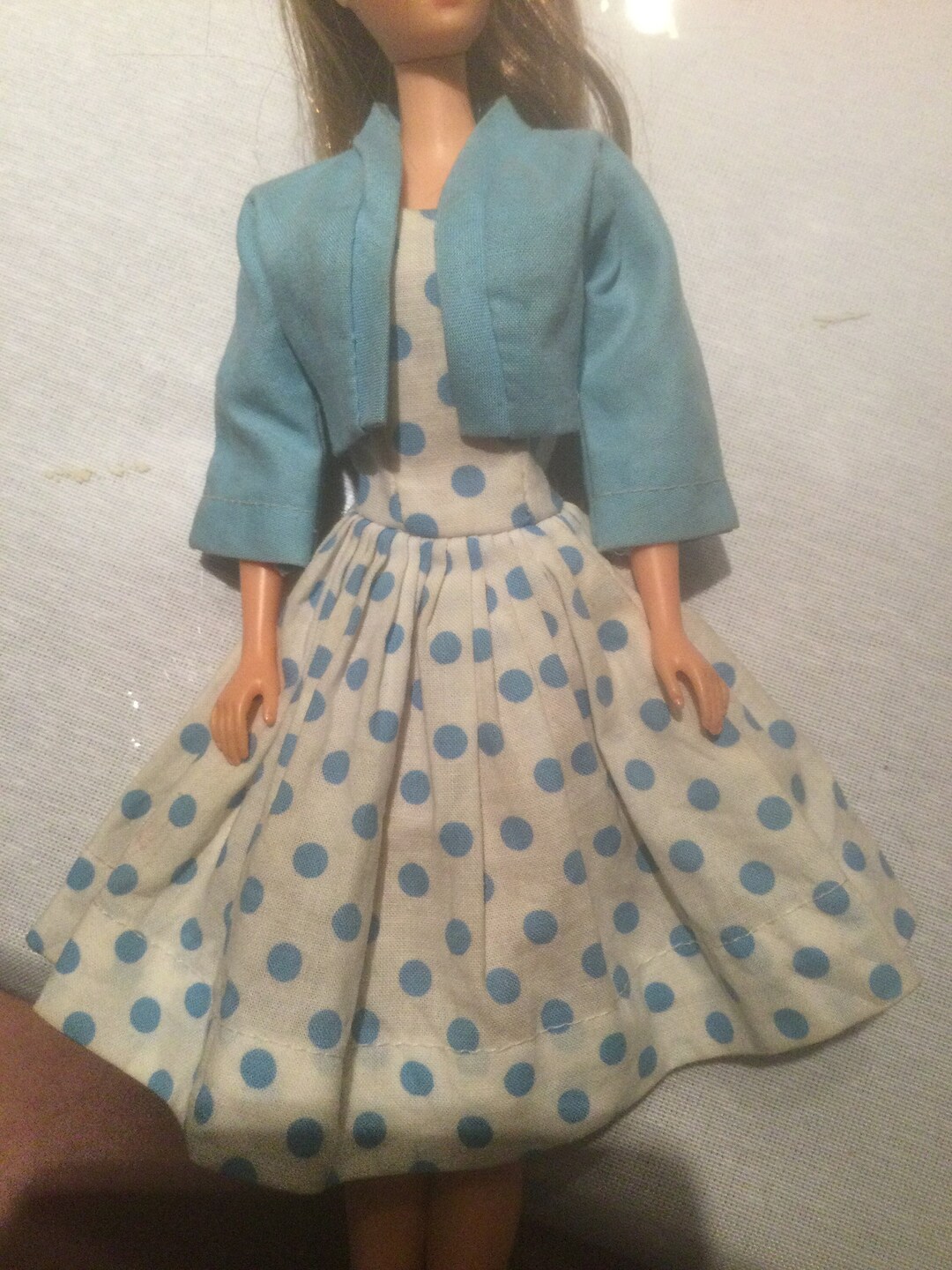 Vintage Barbie Polka Dot Dress and Bolero Jacket - Etsy