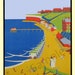 Vintage Poster Hunstanton Beach Railway Seaside Travel Advert Art Print ...