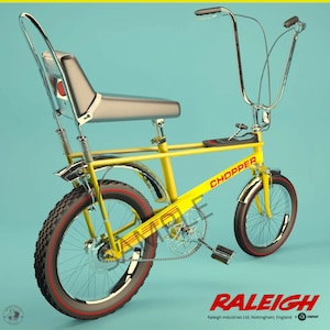 Vintage Poster Raleigh Chopper Bicycle Old Advert Cycling Bike - Etsy