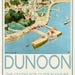 Vintage Railway Poster Dunoon Centre for the Clyde Lms Train Travel ...