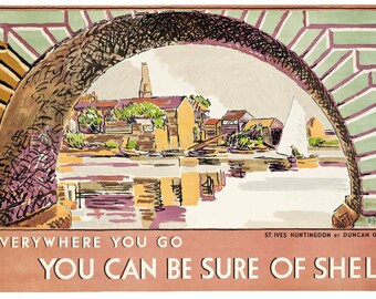 Shell Oil Poster - Etsy UK